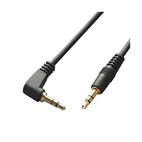 ・ブラック 0.3m C-081・・Size:0.3mColor:ブラック・片側： φ3.5mm【ストレート型】ステレオミニプラグ×1・片側： φ3.5mm【L型】ステレオミニプラグ×1・φ3.5mmステレオミニ端子（イヤホン端子・ＬＩＮＥ...