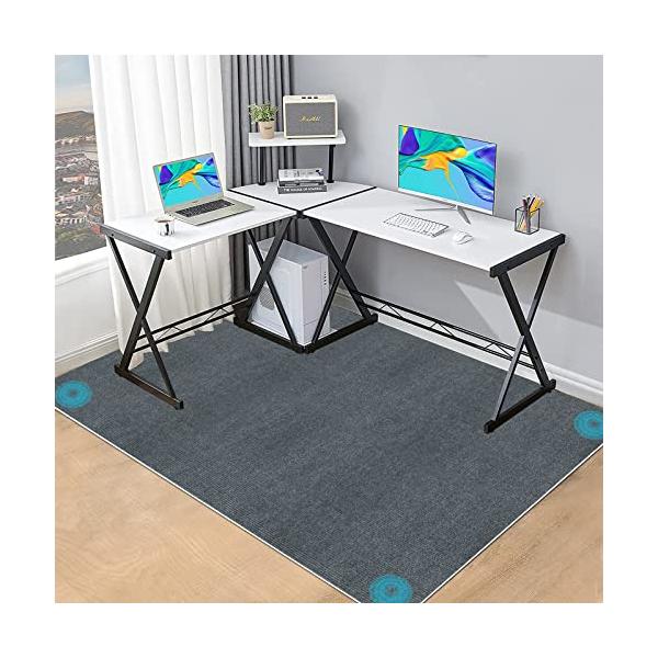 床保護マット濃い灰色/約140 * 160cm/-・Size:約140 * 160cmColor:濃い灰色・チェアマット床保護マット椅子の車輪の重さで床に傷がついたり、へこんだりすることがありますので、床を傷つけないようにキャスターの材質に...