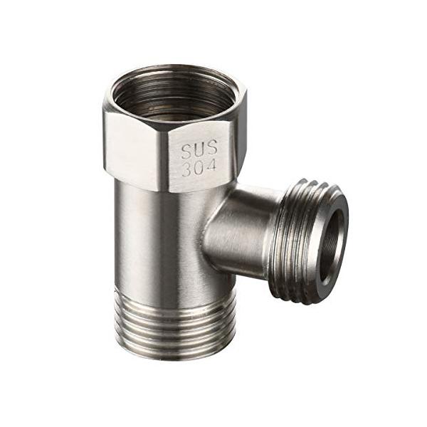 ・つや消しニッケル 27x40mm ・3ウェイG1 / 2ティーフィッティング。 G1 / 2糸のサイズ、G1 / 2雄ねじ、G1 / 2 雄ねじ・長期的な耐久性のためにニッケル仕上げのステンレス鋼でしっかりと構築され、毎日の錆や変色に耐え...