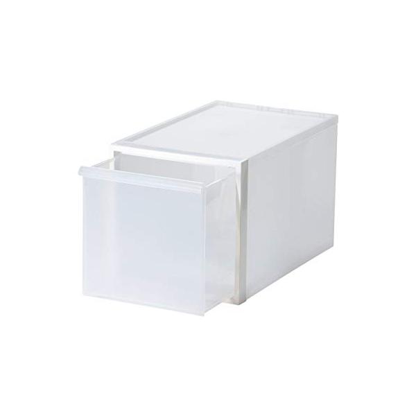 単品ホワイト(半透明)/03)引き出し:L/CS-D3・Color:ホワイト(半透明)Size:03)引き出し:LStyle:単品・パッケージ個数:1・本体サイズ:約幅32x奥52x高31.8cm・内寸:約幅27x奥48.5x高26.4cm...