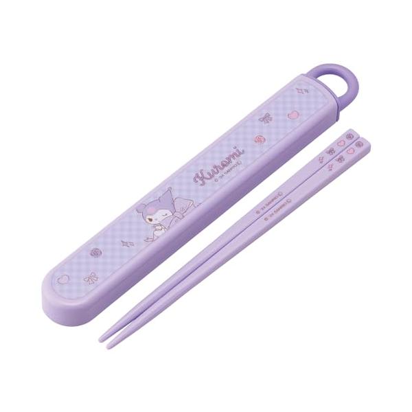 クロミ/-/ABS2AMAG68659・Color:クロミPatternName:箸セット・パッケージ個数:1・サイズ：横19.5×縦2.7×高1.5、箸：16.5cm・材質：フタ・ハシ：AS樹脂、本体：ポリプロピレン、使用抗菌剤の種類：無...