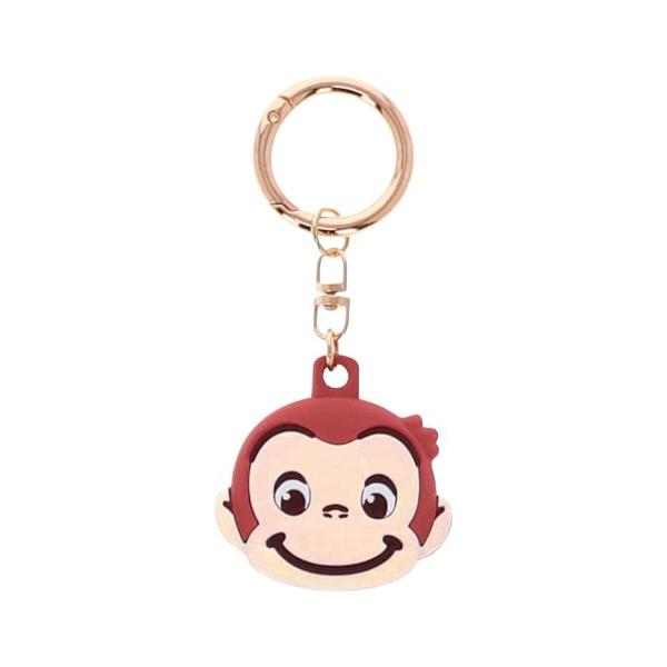 ノベルティおさるのジョージ/約H4×W5×D1cm/4765036800・Color:おさるのジョージ・パッケージ個数:1・サイズ：約H4×W5×D1cm / 生産国：中国・組成：シリコン・カラビナ / 仕様：シリコン・カラビナ付き・カナビ...