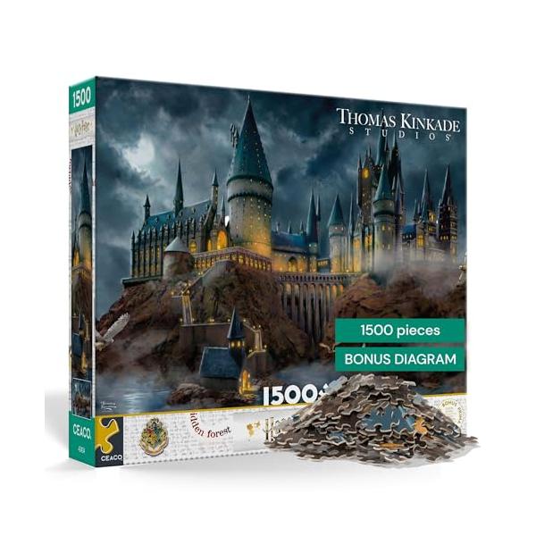クラシックホグワーツ城/1500/3404-18・パッケージ個数:1・魔法のような没入型チャレンジ:・象徴的なトーマスキンケードホグワーツアート:・プレミアム品質の素材:・フルカラーのポスターが含まれています:・大人のパズルやファン向けのデ...