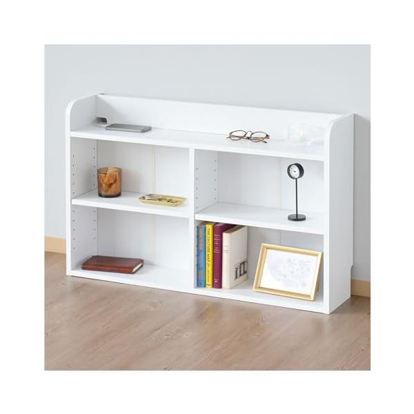 棚板可動ホワイト/幅90×奥行20×高さ60cm/BHSR-6090(WH)・Color:ホワイトStyle:棚板可動・パッケージ個数:1・ヘッドボードにもなるラックベッドのヘッドボードとしても使える奥行20cmのスリムなラックです。・枕元...