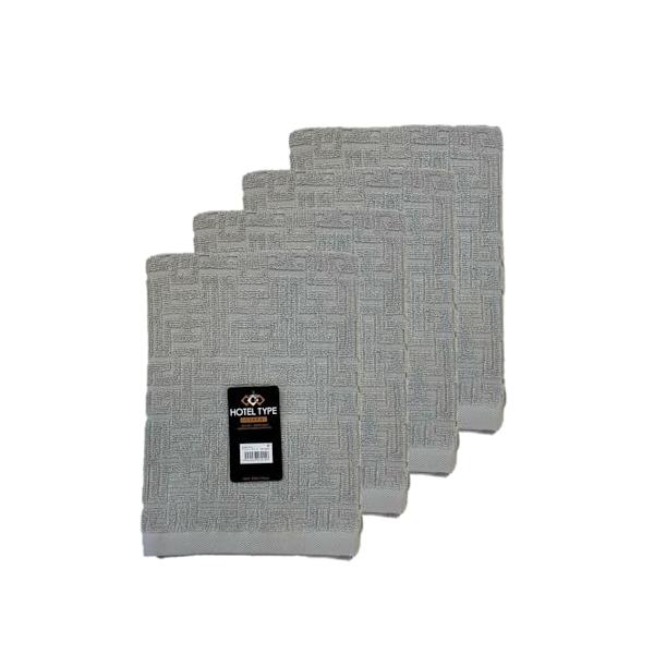 4枚セットグレー/バスタオル/BO801429-4・Style:4枚セットColor:グレーSize:バスタオル・パッケージ個数:1・素材・材質 : 綿100％ 32番手双糸 後染め上げ落ち 同色4枚セット・生地に高低差が出るように織り方を...