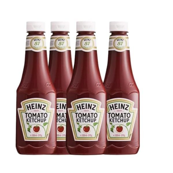 -/570グラム (x 4)/15041・パッケージ個数:4・内容量:570g・トマトの旨みと甘味、濃厚ケチャップ・メインの原材料は５つだけ（着色料・保存料不使用）・厳選された完熟トマトのみを使用・100gあたり： エネルギー　122kca...