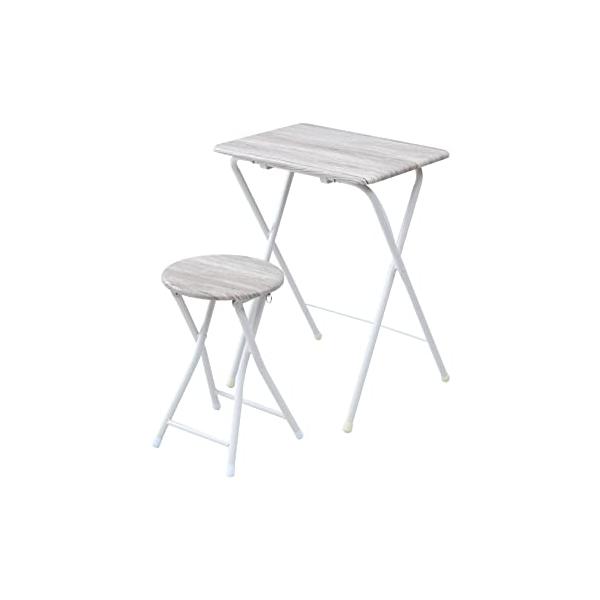 レギュラー(セット)アンティークアイボリー/デスク：幅50×奥行48×高さ70cm/チェア：幅30×奥行30×高さ46cm/YST-SET(AIV/SWH)・Color:アンティークアイボリーStyle:レギュラー(セット)・パッケージ個数...