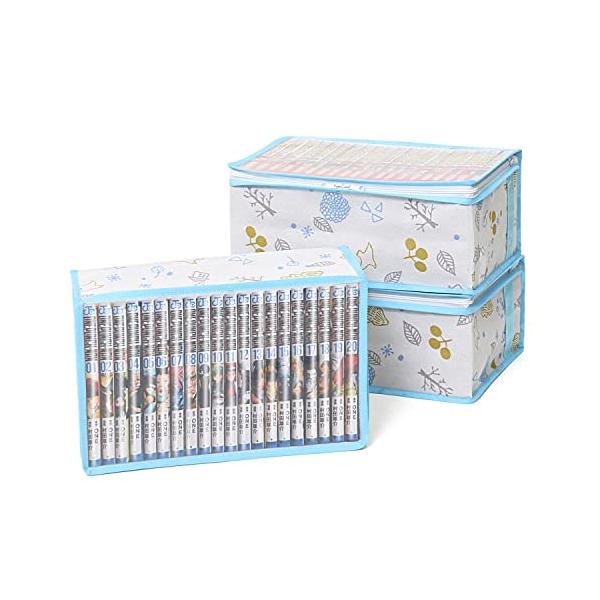 コミック収納 ホワイト 北欧柄 3個組ホワイト/約幅30×奥行14×高さ20cm/606-59・Style:コミック収納 ホワイト 北欧柄 3個組・パッケージ個数:1・商品仕様:サイズ/約幅30×奥行14×高さ20cm、カラー/ホワイト 北...