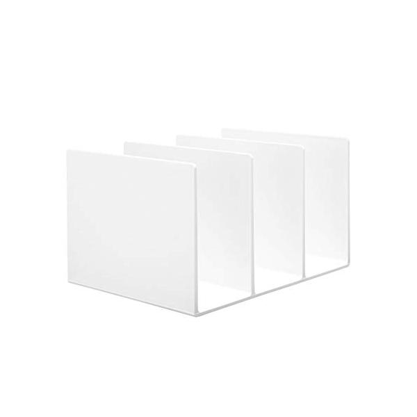 ホワイトグレー/3仕切・大・約270×210×160mm/02856410・PatternName:単品・パッケージ個数:1・外寸:約270×210×160mm・素材:スチロール・仕切間隔は、約38mm。・3仕切タイプ。・向きを変えても使用可能。