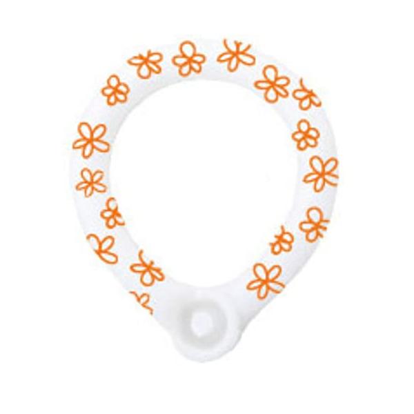 ペット用 ネッククーラー・フラワー 内周26cm 4570060543374・・Color:フラワーStyle:ペット用 ネッククーラー・冷たすぎないちょうどいいひんやり感・ワンちゃんの暑さ対策・熱中症対策に・節電対策・落下防止ボタン付き・...