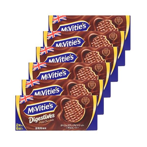 -/-/4580798046450・FlavorName:チョコレート・プレーンタイプのダイジェスティブビスケットの半面にミルクチョコレートをコーティングしました。・2枚×6袋×6箱の計72枚