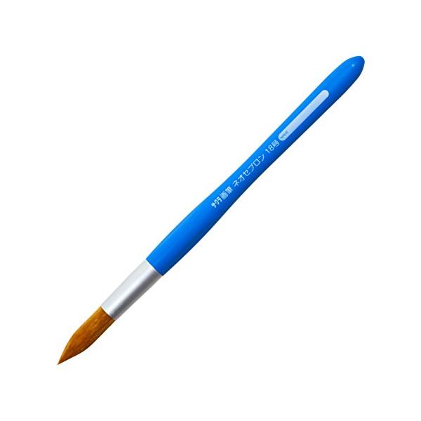 ・ 18号 NR18・・Size:18号PatternName:単品・【特長1】特殊形状の繊維使用：水や絵の具の含みが優れている・【特長2】穂先のまとまりがよく、耐久性に優れている／持ち軸：三角グリップ・【サイズ】穂先：径幅10×長さ36m...