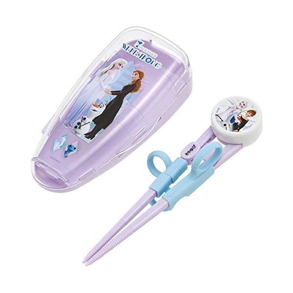 アナと雪の女王/14cm/ADXT1S-A・Color:アナと雪の女王・パッケージ個数:1・サイズ:箸の長さ＝14cm(右手用) ケース＝幅13.6×奥行6.5×高さ4.5cm・素材・材質:箸・カバー・ケース＝ABS樹脂 リング＝シリコン樹...