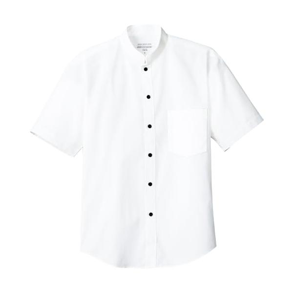 スタンドカラーシャツC-1 ホワイト/SS/EP6840・Size:SSColor:C-1 ホワイト・パッケージ個数:1・制服や衣裳、インナーとしても使えるスタンドカラー×黒ボタンでスタイリッシュなシャツ。・落ち着いた全5色のカラー展開。・...