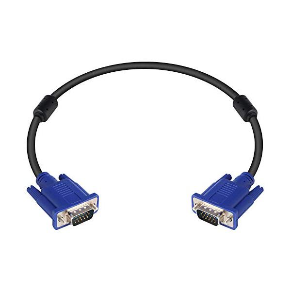 ・ブルー 0.5m PSW-VGA・・Size:0.5m・15ピンのオス入出力を備えた、ねじ込み式VGAケーブルです。・サポートする解像度：800x600 (SVGA)  1024x768 (XGA)  1600x1200 (UXGA)  ...