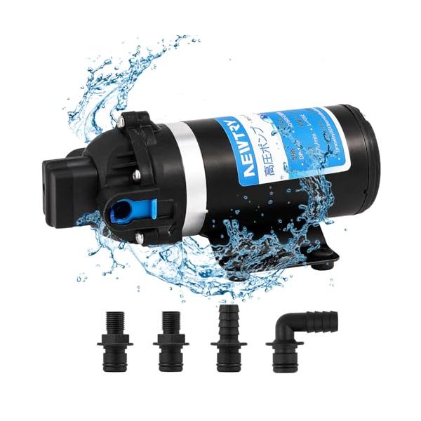 排水ポンプブラック/12V/-・Size:12V・パッケージ個数:1・仕様電圧：DC 12V// 電流：11.4 A // パワー：100W // 流量：6.0L/min // 吸引範囲：水平3m、垂直2m // 揚程：110m // 停止...