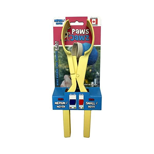 ・ M PJ-M・・Size:M・Pawz（ポウズ）ラバードッグブーツなどの犬用ブーツをより簡単に履かせることができる装着器具。片手にポウズジョーズ、もう片手でワンちゃんの足を持てばササッとブーツを履かせられます・ポウズジョーズにブーツをセ...