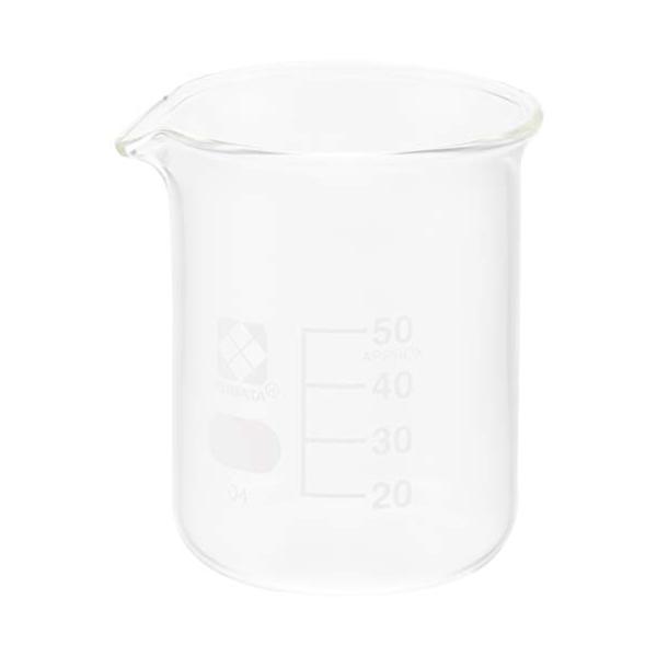 50mL/Pack of 1/010020-50A・パッケージ個数:1・容量：50mL・外径×高さ：46×60mm・材質:ほうけい酸ガラス