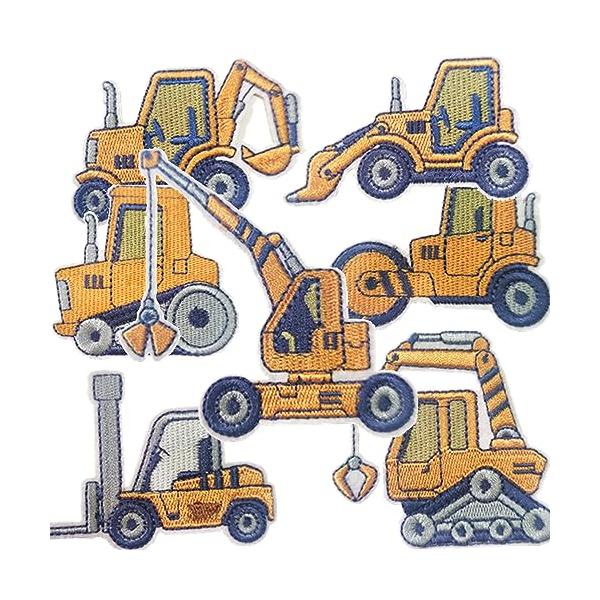 ワッペンイエロー/-/-・セット内容7枚入り可愛い重機刺しゅうワッペンセットです。・接着方法?縫い付け、?アイロン接着。上手くアイロン貼り付けていただけないお客様は、ワッペンの周りを糸で縫い付けることをおすすめします。また、お洗濯を繰り返す...