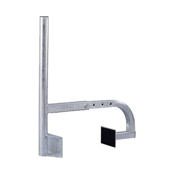 シルバー/-/CK-38WR・パッケージ個数:1・用途アンテナマストをコンクリート手すり壁に取り付ける場合に使用します。(適合マスト径φ38)