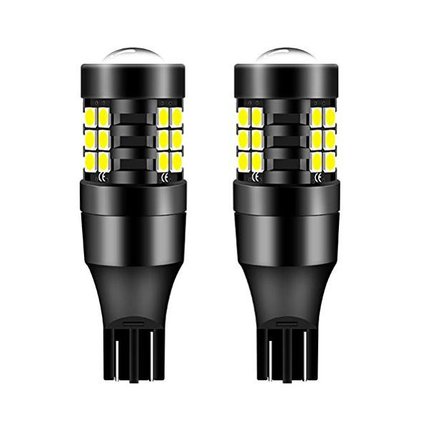 ・ホワイト  ・・Color:ホワイト・T15 T16 LEDバックランプ はトップ3030チップと集光レンズの組み合わせ、集光レンズにより光の直進性を向上で、LED照射距離を伸ばす可能です。・T15 T16 LED バックランプ は303...