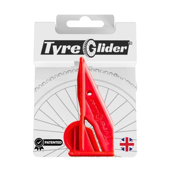 レッド/78×43×32mm/14900001・パッケージ個数:1・ロード、MTB、グラベルなど全てのタイヤ幅に対応したタイヤレバー。取り付け・取り外しもこの1本でできます。・タイヤグライダーを前方に押すと取り外しができ、下方に押すと取りつ...