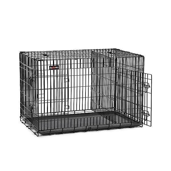 ブラック/107L x 70W x 77.5H cm/-・Size:107L x 70W x 77.5H cm・仕切りドア付き取り外しができる仕切りドアが付いているので、居住とトイレスペースに分けることができ、日常のトイレ訓練やハウストレー...