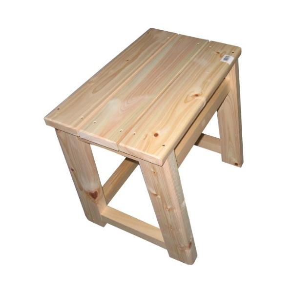 コンパクト・ベージュ 420×280×370mm 4977605018241・サイズ:420×280×370mm・本体重量:3kg・材質:間伐・桧・こちらの商品の脚は、2本は垂直・2本は斜めに作られています。