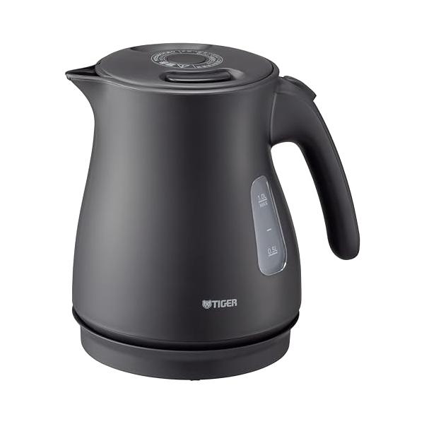 蒸気レス 1.0LWEB限定ブラック/-/PCV-N100K・Color:WEB限定ブラックStyle:蒸気レス 1.0L・パッケージ個数:1・すぐに沸く、だけじゃない。安全最優先のタイガー蒸気レス電気ケトル・容量:1.0L 商品サイズ本体...