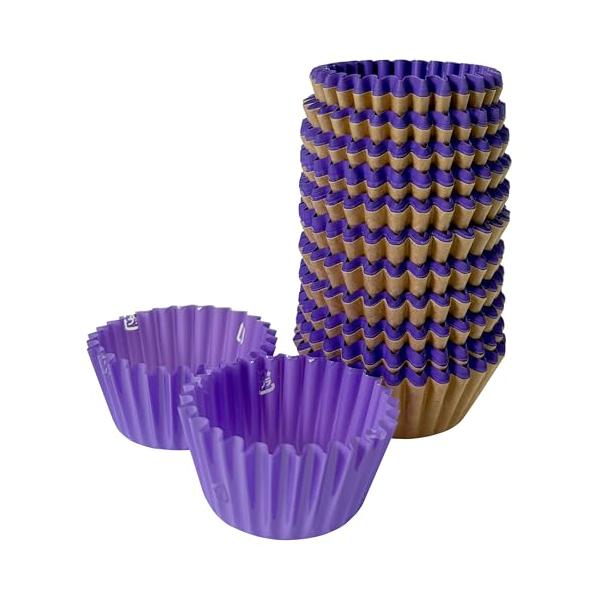 ベタパステルパープル/6号/A117484・Color:ベタパステルパープルSize:6号・パッケージ個数:1・本体サイズ(1枚あたり)：6号サイズ(底径4×高さ2.5cm)・素材：PET(ポリエチレンテレフタレート)・耐熱温度：180℃・...