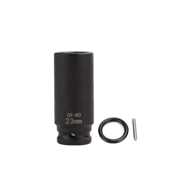 -/23mm/-・Size:23mm・対辺寸法(mm):23・差込角(mm):12.7(1/2インチ)・全長(mm):78　重さ：約300ｇ・材質：クロムモリブデン鋼・ピン・リング付