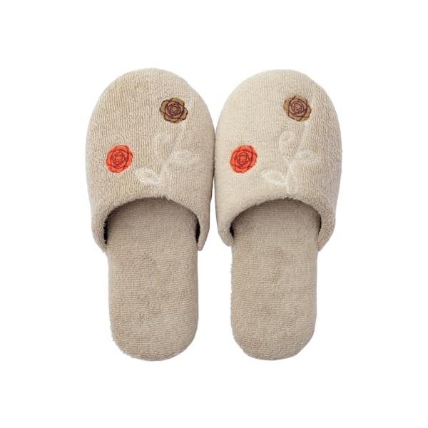 スリッパベージュ/23.0~24.0 cm/4548622180961・Color:ベージュStyle:スリッパ・パッケージ個数:1・足のサイズ：約23cm〜24cmまで・本体サイズ（外寸）:約26×21.5×7cm（両足）・素材・材質:綿...