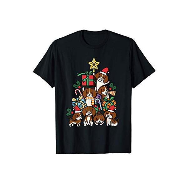 ・ブラック S ・このクリスマスツリービーグルは、ビーグルの飼い主への素晴らしい贈り物になります。Beagleのイラストが特徴です。・ビーグル犬を愛する人にぴったりのビーグルデザイン。