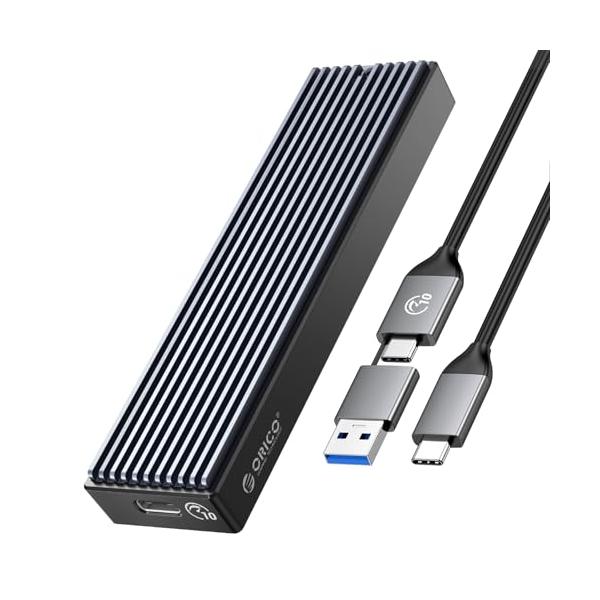 NVME/NVME 10Gbps/M.2 NVMe M2PV・10Gbps転送NVME M.2 SSDをType C Gen2 に変換するM.2 SSDケースです。最大転送速度は10Gbps（理論値）まで、UASP機能も対応します。ご注意：...
