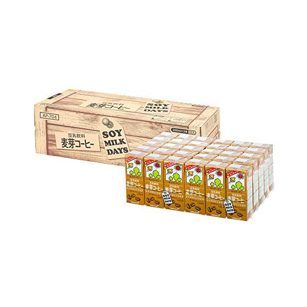 ・ 200ミリリットル (x 30) ・・FlavorName:豆乳飲料 麦芽コーヒー SOYMILK DAYSSize:200ミリリットル (x 30)・大豆(カナダ又はアメリカ)(分別生産流通管理済み)、砂糖、麦芽エキス、米油、コーヒー...