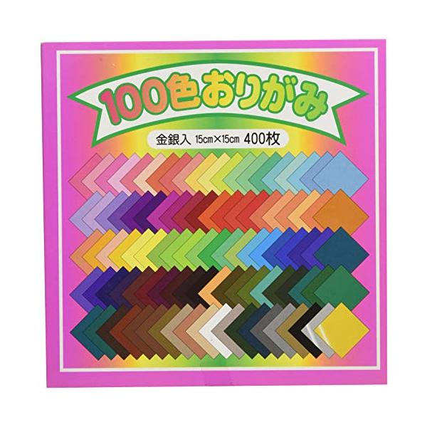 -/-/M400・パッケージ個数:1・15.5cm×15.7cm・15×15cm・金色、銀色、赤色など100色・各色4枚入・紙厚:52.3ｇ厚