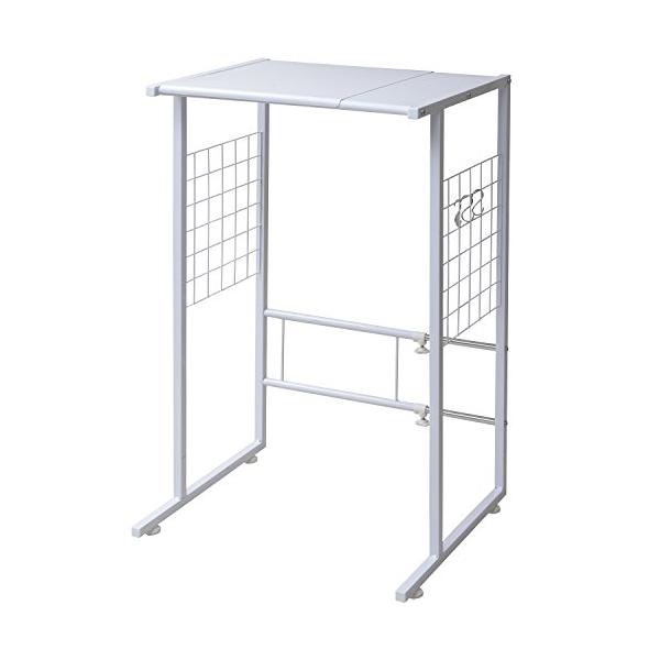 インダストリアル・ホワイト ロー(ゴミ箱上) YPR-40(WH)・・Size:ロー(ゴミ箱上)Color:ホワイト・お客様組立品・本体サイズ:幅40-55×奥行45.5×高さ85cm・本体重量:4kg・材質:スチール(粉体塗装、クロムめっ...