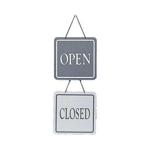 OPEN/CLOSED アクリル樹脂アクリル樹脂/小型サイン/37-6100・Style:OPEN/CLOSED アクリル樹脂・パッケージ個数:1・縦200mm×横200mm 吊り下げ時?縦300mm  アクリル樹脂(3mm厚)他  入数1...