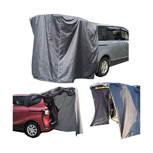 ・グレー 幅140 ・・Color:グレーSize:幅140・天井・横・後の３方向にテント生地の壁を作ることができます。・別途ポールやロープ等をご用意いただけば日除けとして壁を展開できます。Pole and rope is not incl...