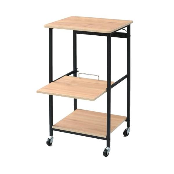 ロー(幅48)オーク/幅48×奥行45×高さ91cm/DRW-41(OAK/SBK)・Color:オークStyle:ロー(幅48)・パッケージ個数:1・お客様品・本体サイズ:幅48×奥行45×高さ91cm・原産国:中国・色:オーク/ブラック...