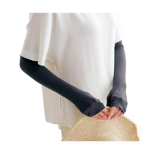 カジュアルダークグレー/Free Size/SPA1650・Size:Free SizeColor:ダークグレー・吸水速乾・接触冷感・UVカット・すべり止め付き