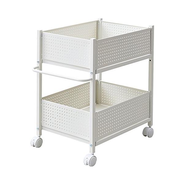 お客様  品ホワイト/幅38cm/OPR-5738(WH/WH)・Size:幅38cmPatternName:奥行57cm・パッケージ個数:1・お客様品・本体サイズ:幅38×奥行51(取っ手含 57)×高さ64.5cm・材質:スチール(粉体...