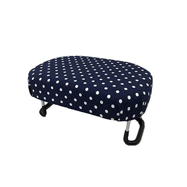 折りたたみ式・水玉ブルー 大 ・・Color:水玉ブルー・折りたたみ式正座補助椅子　大・座面サイズ：約16×25×厚み5（足を立てた高さ12.5センチ）・※サイズ違いでらくらく椅子小（座面サイズ：約10×17×高さ12.5センチ）がございま...