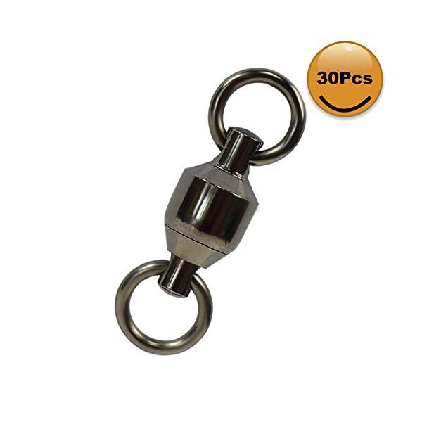 ・ #0 ・・Size:#0・【耐用】:高強度ステンレス鋼と強靱溶接リングを採用したので、耐食性はあり、表面は一定の研磨処理済みで、リーダーとへの摩擦劣化や損傷は軽減し、耐用のボールベアリングスイベルです。・【高速回転】 ボディ内部には3つ...