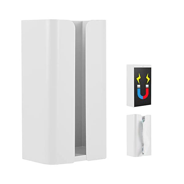 シンプルホワイト/マグネット/ZIH-123・Size:マグネットColor:ホワイト・強力な磁力：ティッシュケースの裏面に大きな磁石を敷いているため、冷蔵庫やオーブンなど家具の金属表面にぴったりと貼り付けて落ちたりもしません。取り外す時も...