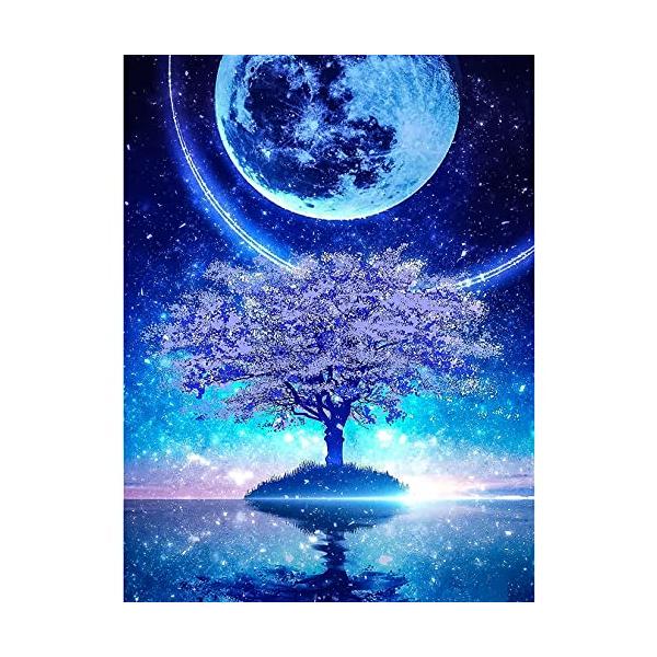 プレミアム素材: 5D DIY ダイヤモンド アート キットは、細心の注意を払った職人技を備えた優れた素材で作られており、環境に優しく、ダイヤモンド ビーズは落ちにくく、色あせせず、耐久性があります。・輝くダイヤモンド: 5d ダイヤモンド...