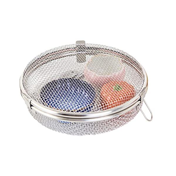 丸型メッシュシルバー/通常/LS001・Size:通常・パッケージ個数:1・食洗機の水圧で洗えなかった小物が、このバスケットの中に入れることで食洗機の中でバラバラにならずに洗うことができます。・軽い小物が食洗機の中で暴れたり、隙間に入って綺...
