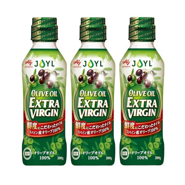 新)オリーブオイル緑・赤・白/200g×3本/-・Style:新)オリーブオイルFlavorName:エクストラバージンSize:200g×3本・商品紹介「JOYL ( Jオイル ) 味の素 オリーブオイル エクストラバージン」は、世界最大...