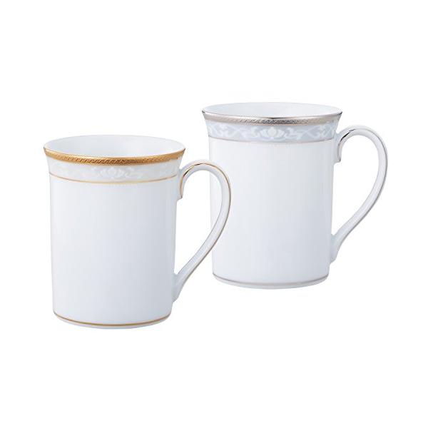 洋食器03:ゴールド&amp;プラチナ/310ml/P91332/4335-6・Color:03:ゴールド&amp;プラチナPatternName:03:マグカップペア・パッケージ個数:1・サイズ:口径約8cm・高さ約10cm・容量約310...