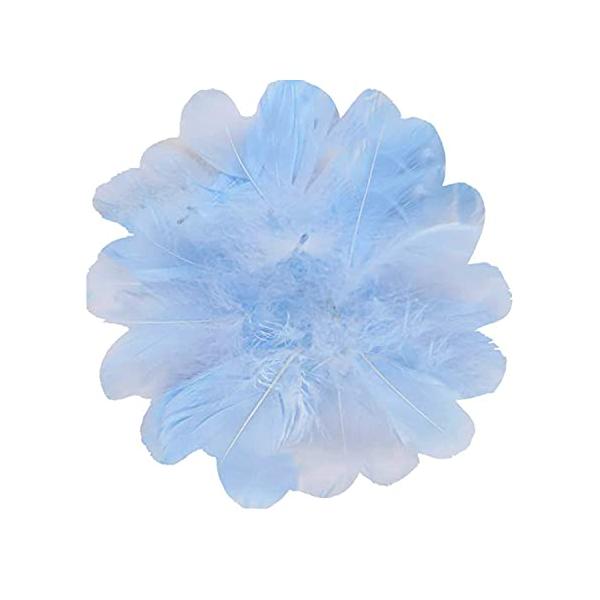 ・青  ・・Color:青・【お得コース】容量が大きく、高品質の羽が200本含まれています。誕生日パーティー、結婚式、パーティー、その他のファッションなどすべてのニーズに対応します。手工芸品にもよく似合います。きっと特別です。・【優美な羽】...